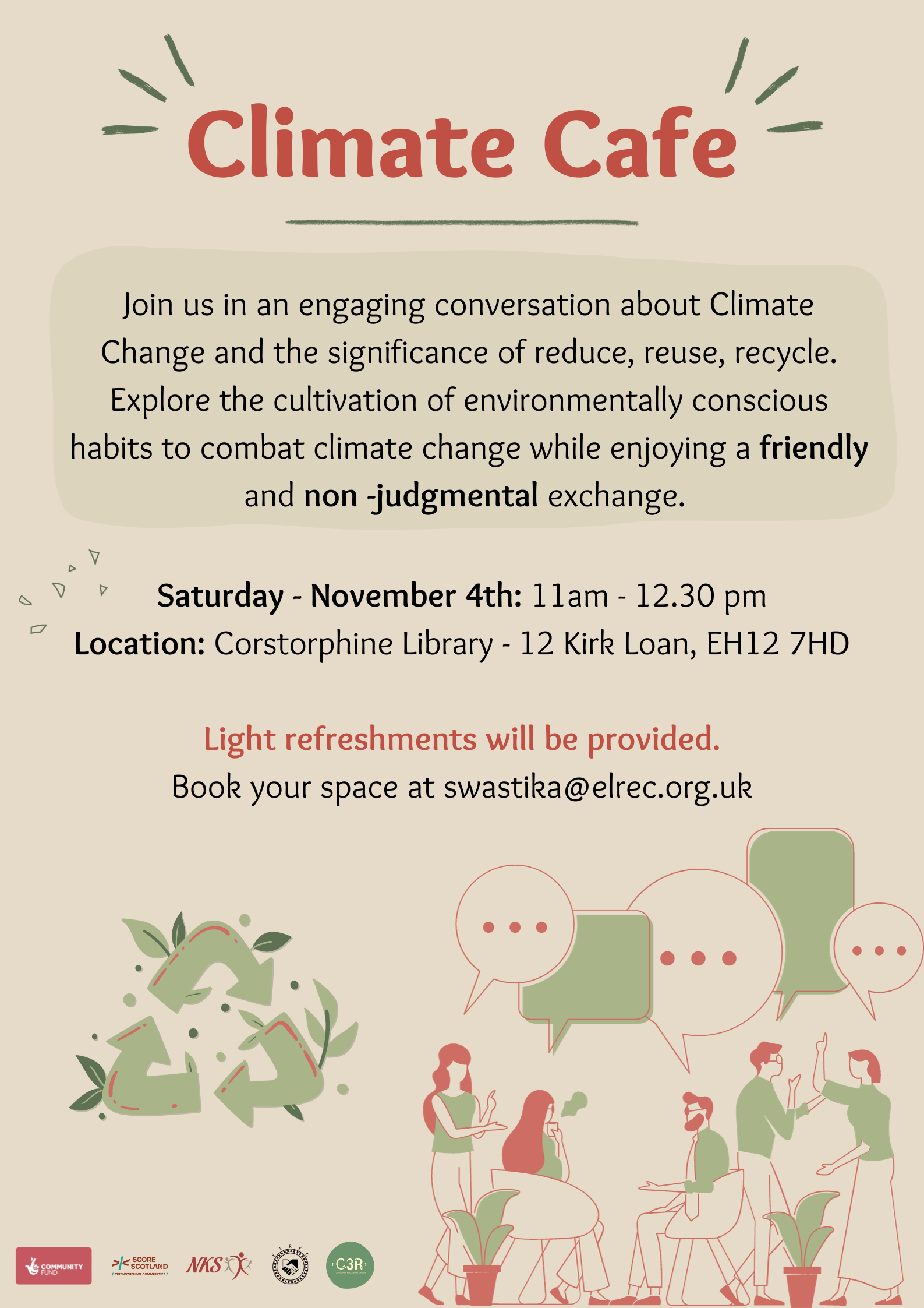 Climate Cafe - Edinburgh & Lothians Regional Equality Council